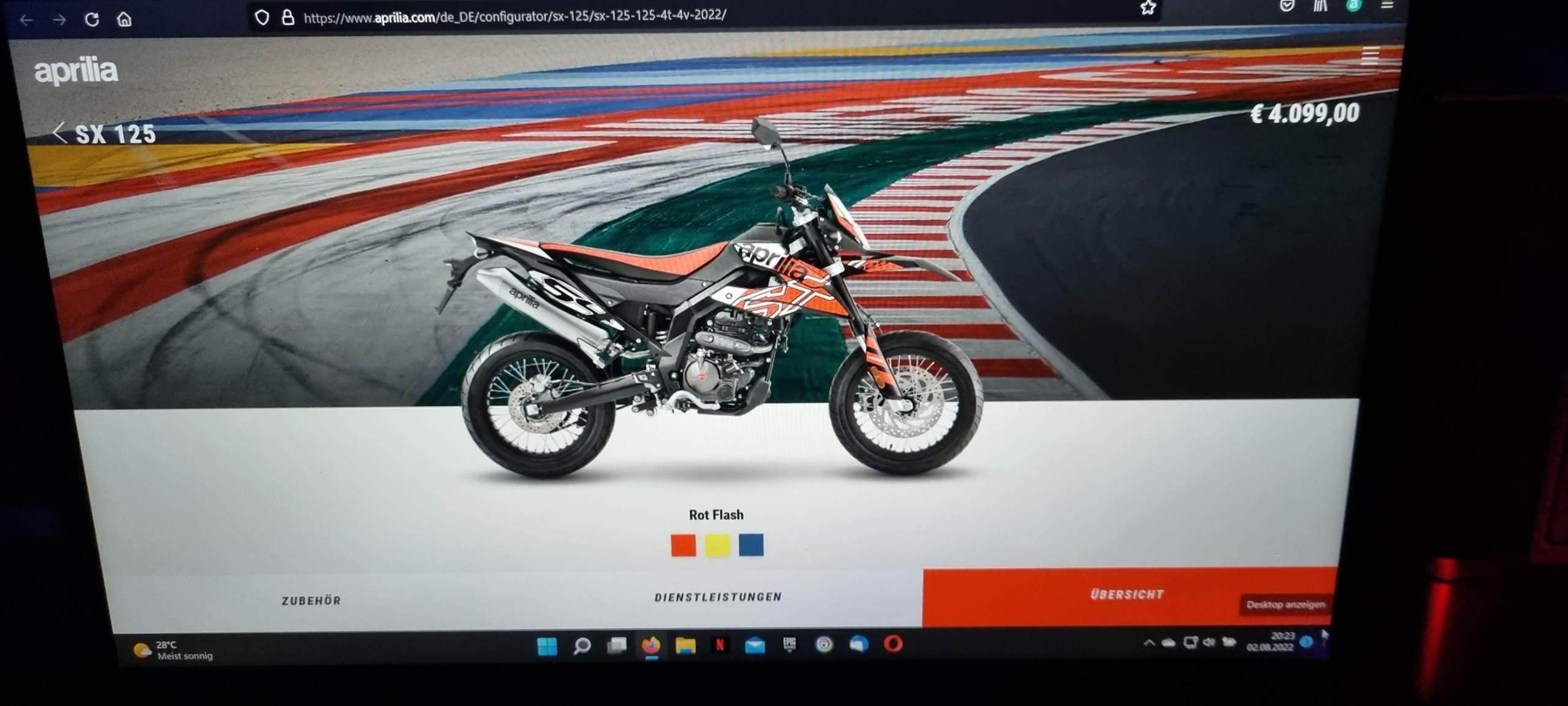 Aprilia sx 125 Sitzposition? (Motorrad)