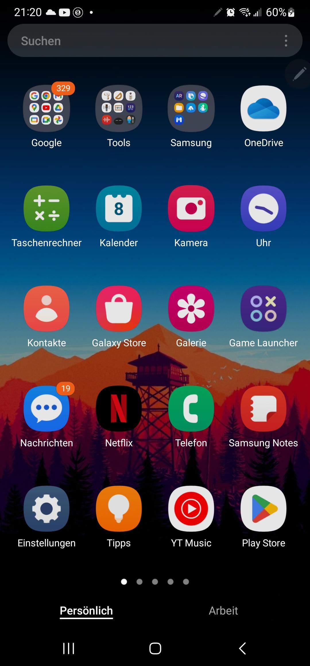 Arbeitsprofil löschen? (Samsung, Android, Island)