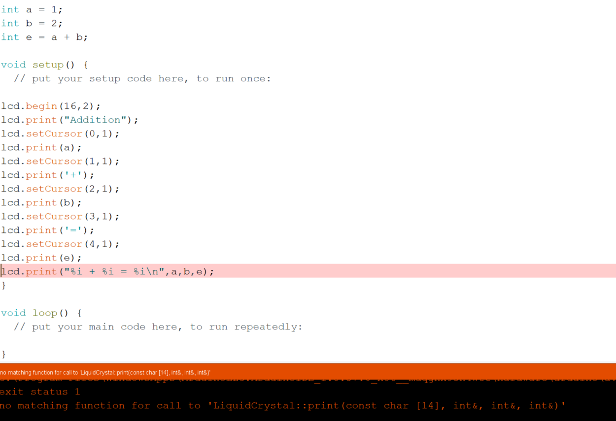 Arduino - Ausgabe von Zahlen auf lcd? (Computer, C (Programmiersprache))