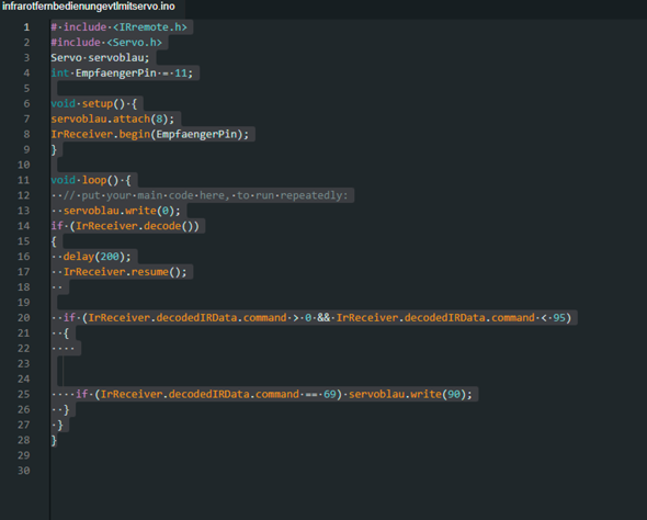 Arduino Code Servo Wird Nicht Angesteuert Programmiersprache Cplusplus C Programmiersprache