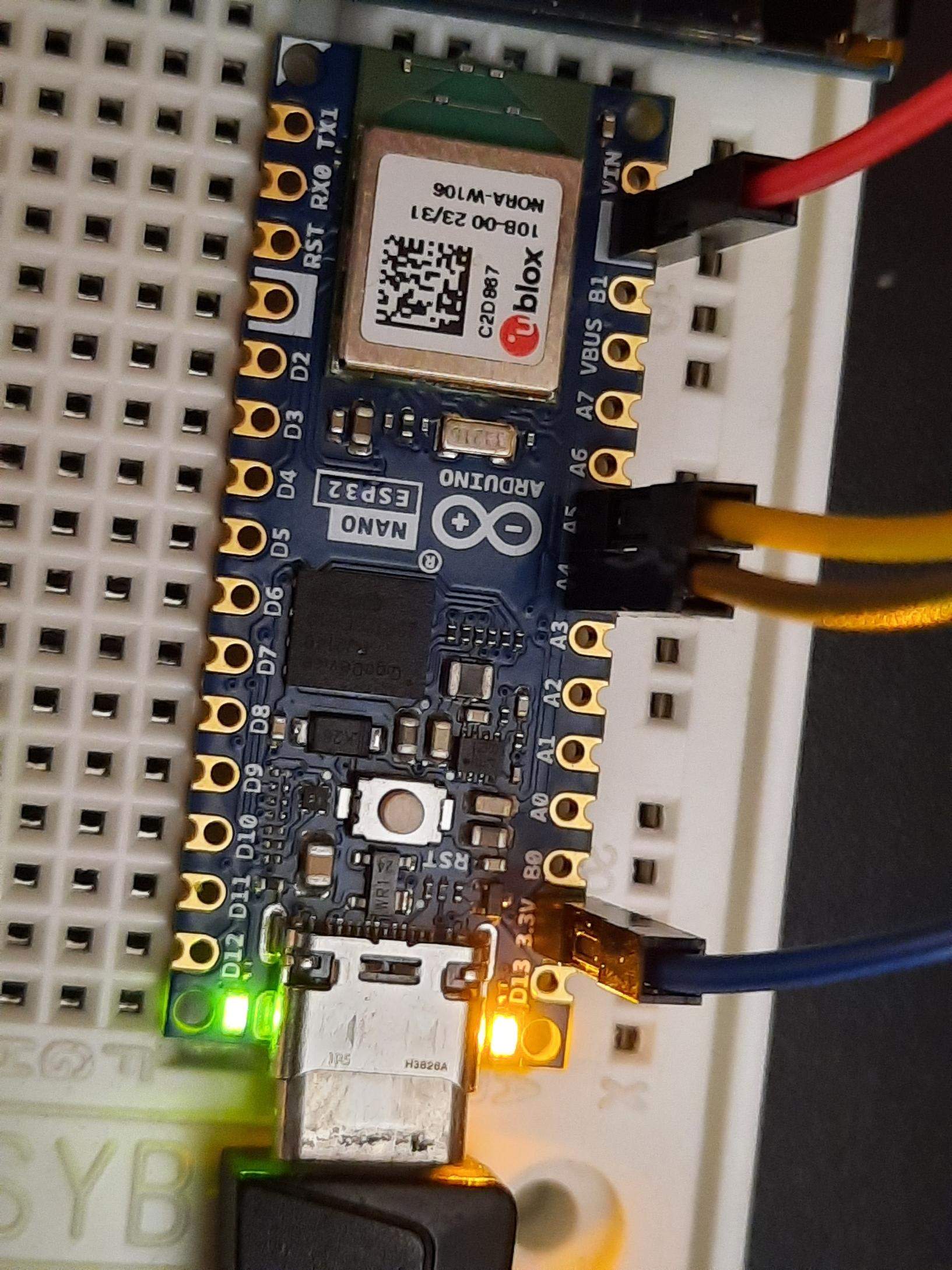 Arduino Nano ESP32 128x64 pixel OLED display bleibt schwarz was tun? (LED, Schaltung ...