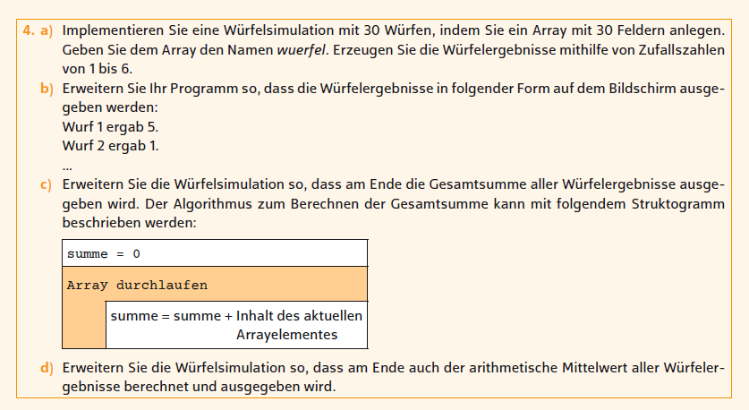 Array Mit Bestimmten Feldern Anlegen Programmieren Informatik Python