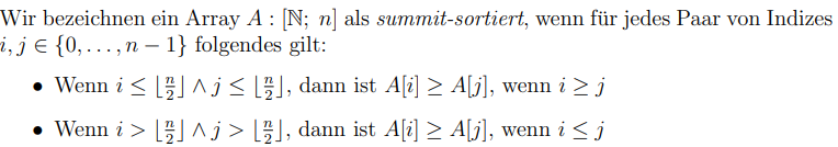 Array Sortieren? (Mathematik, programmieren, Informatik)