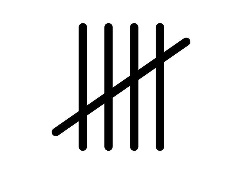 ASCII-Symbol für fünf Striche?