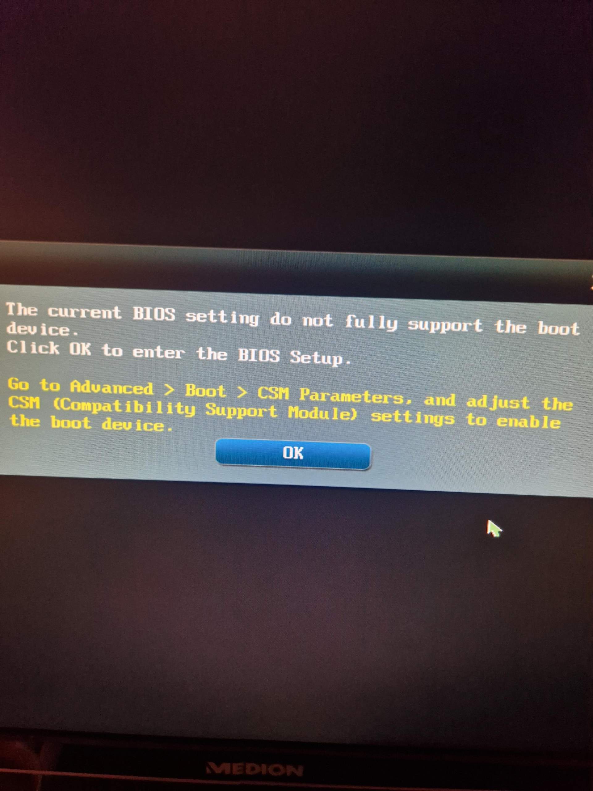 Asus Pc startet mit MBR Error? (Windows 10, IT, booten)