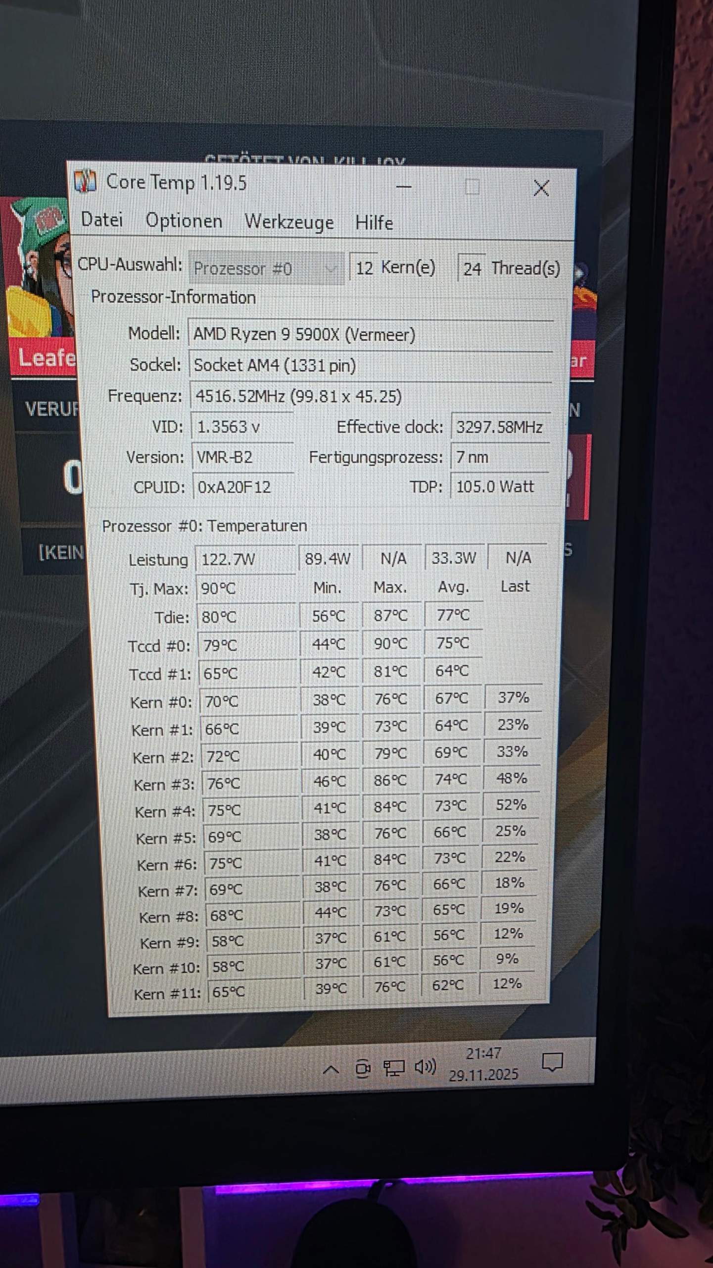 Asus Rog B550 XE Gaming Pro 9E debug led? (AiO-Wasserkühlung)