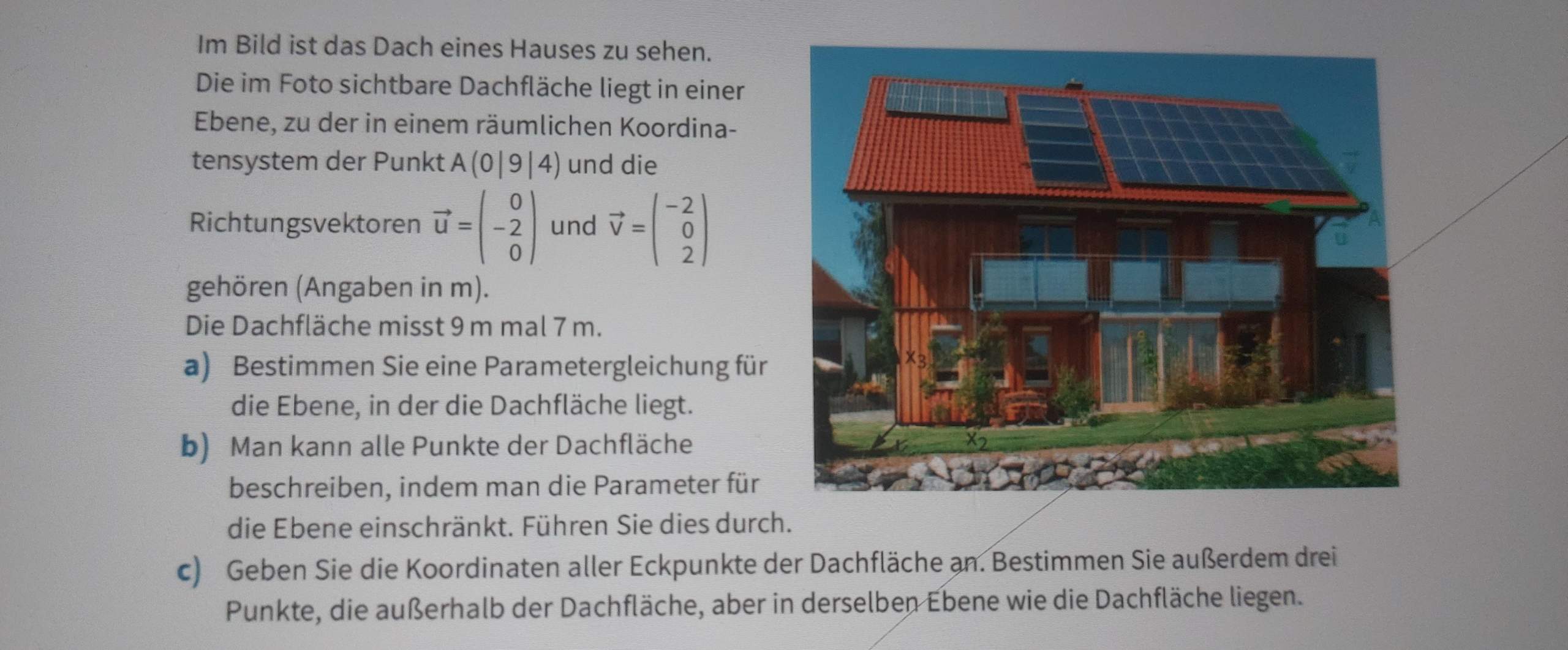 Aufgabe ebenen gerade? (rechnen, Funktion, Gleichungen)