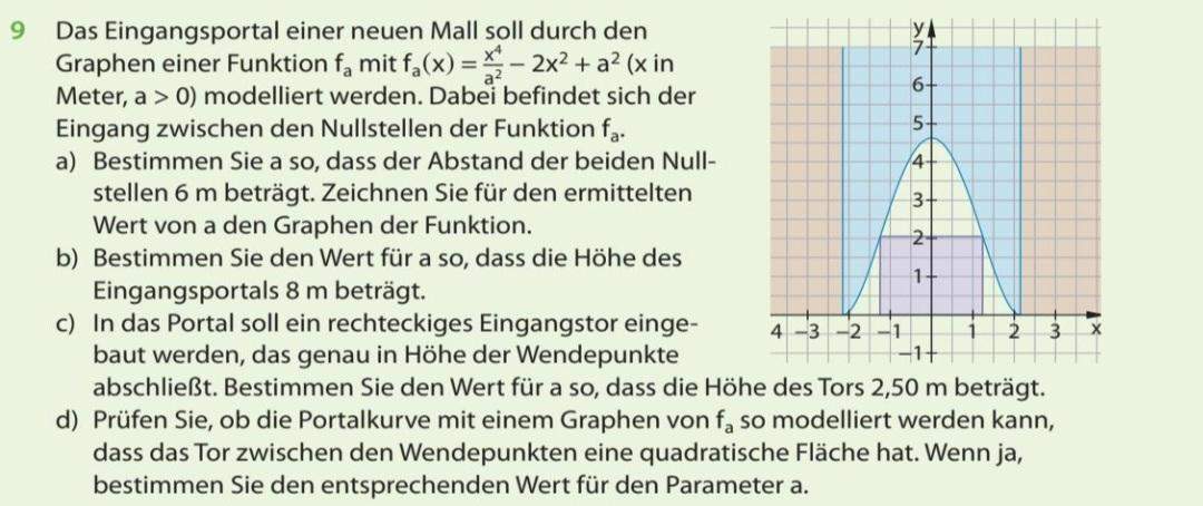 Aufgabe Funktionenschar? (rechnen, Funktion, Gleichungen)