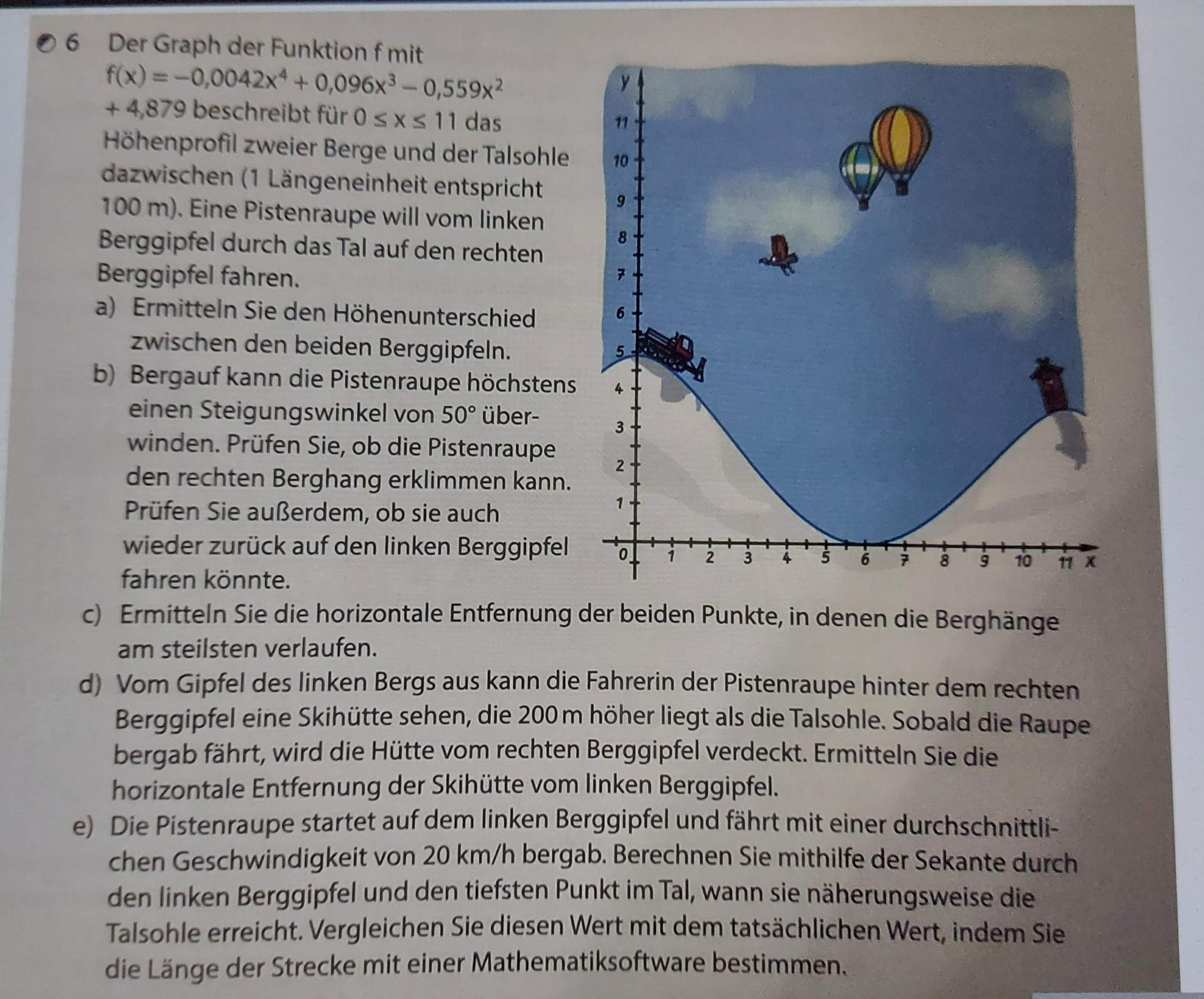 Aufgabe Ganzrationale Funktionen? (rechnen, Funktion, Gleichungen)