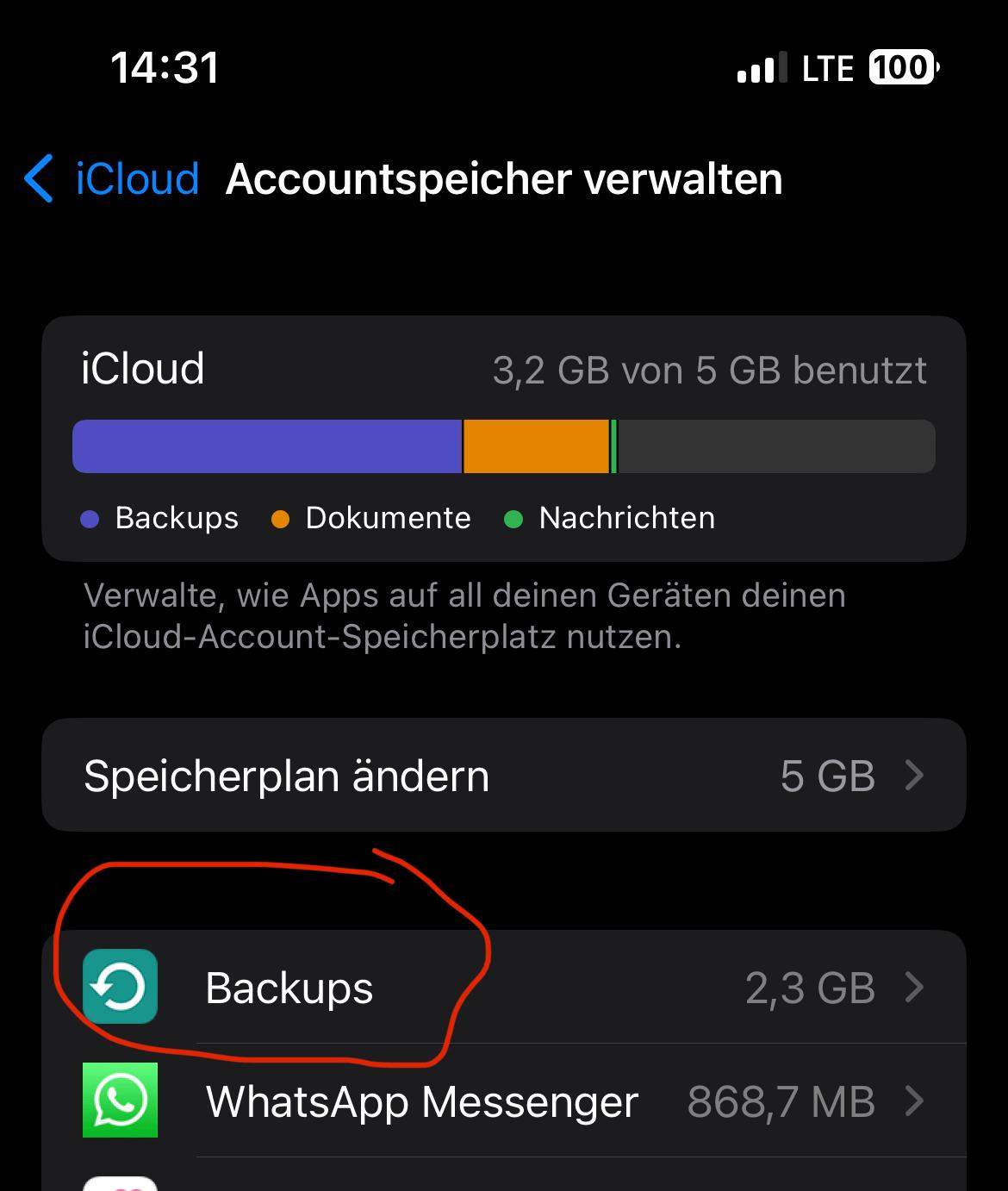 Back up löschen um neues zu machen? (Apple, iPhone, WhatsApp)