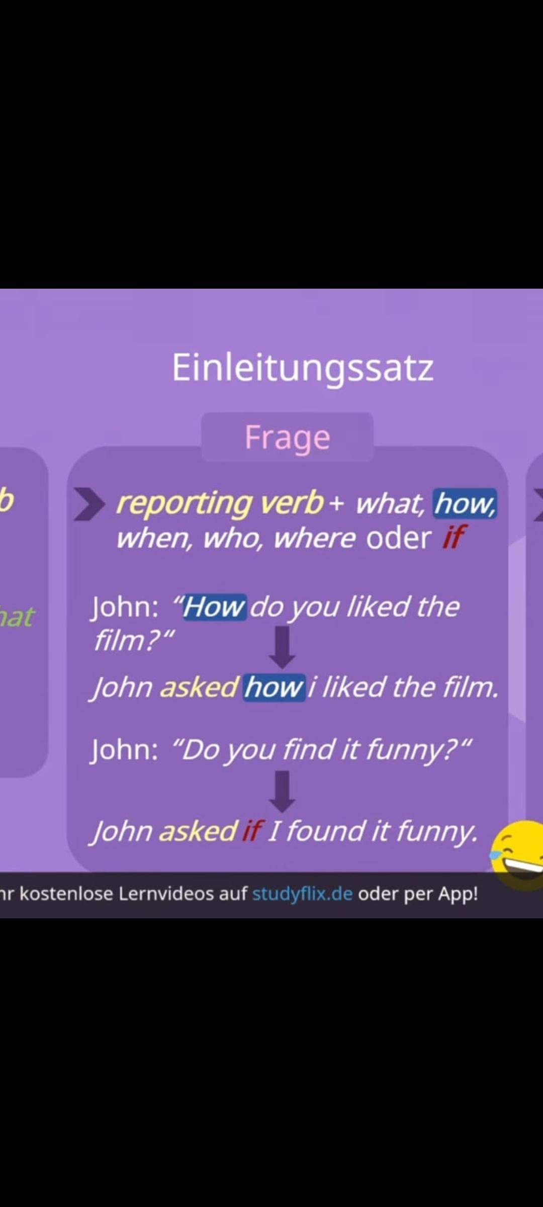Backshift of tenses? (Grammatik, englische Grammatik, indirect speech)