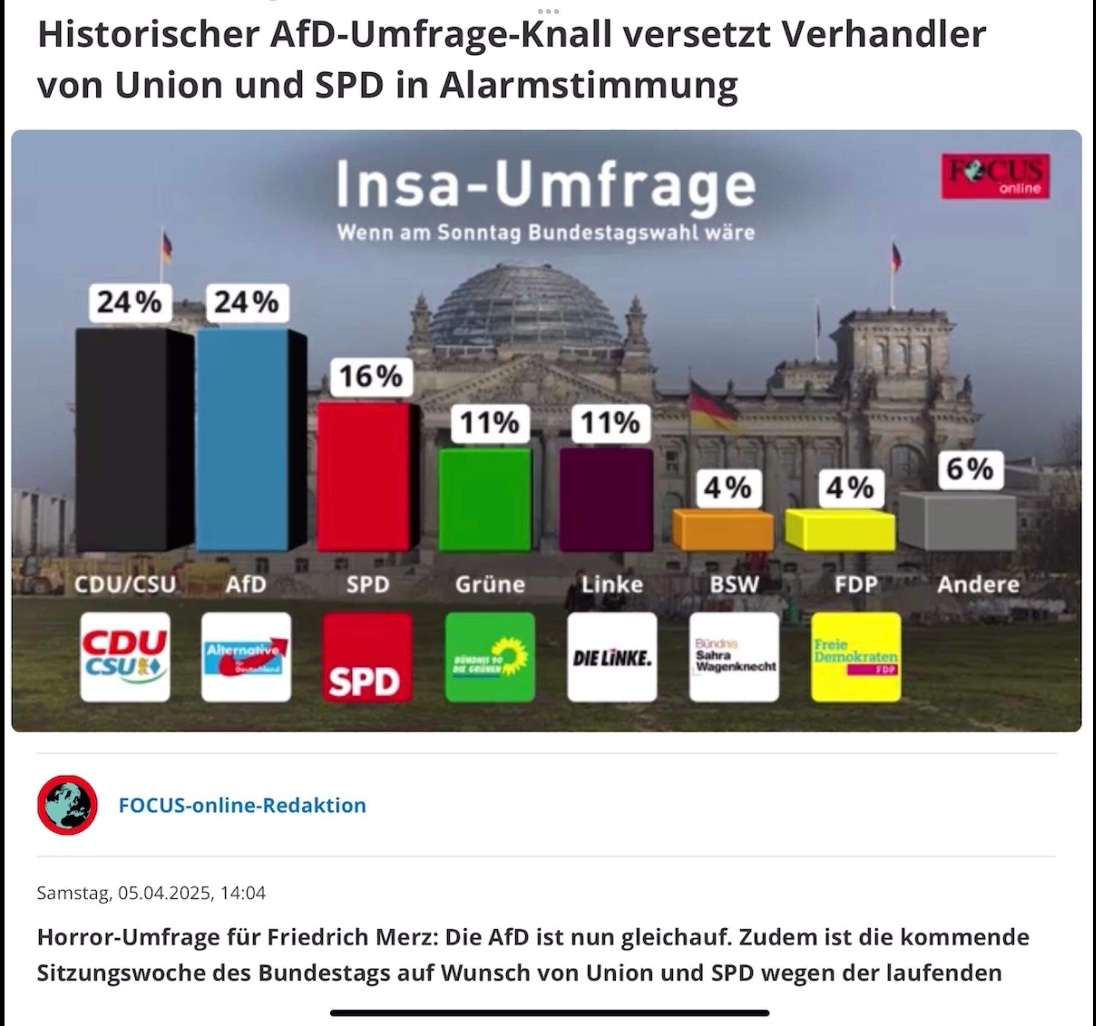 Bald endlich Neuwahlen? (Wahlen, AfD, Regierung)