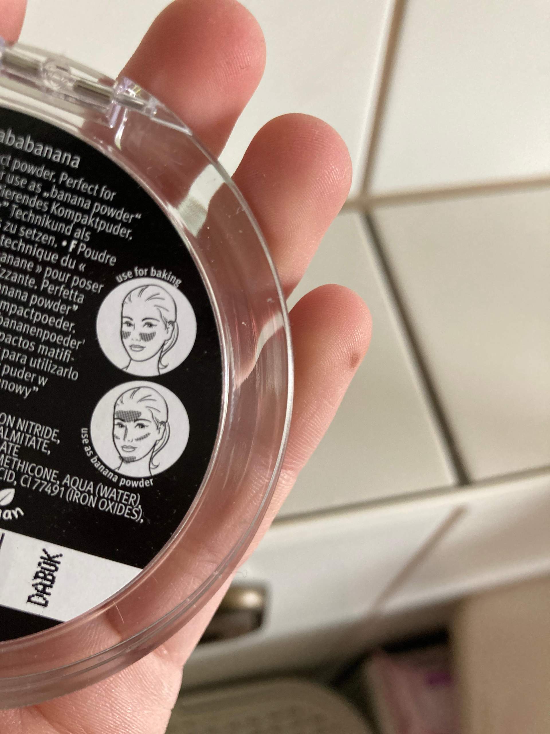 Banana Powder (baking powder) mit concealer? (Make-Up, Schminke)
