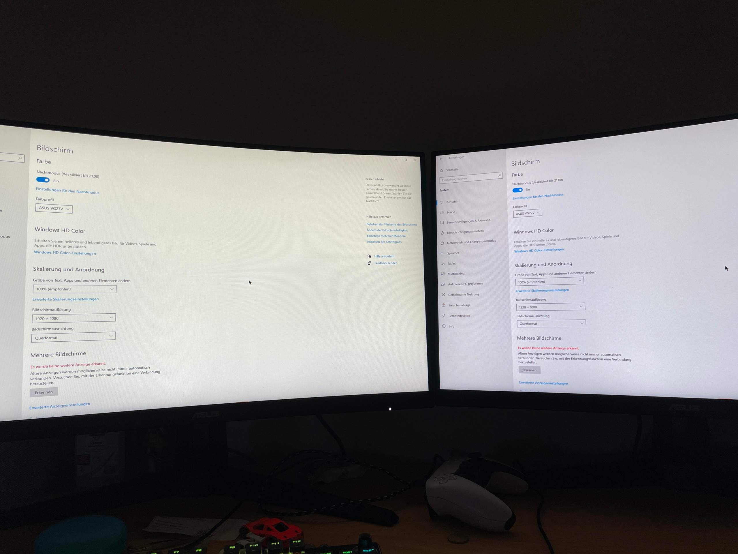Beide Monitore zeigen das gleiche Bild? (PC, Bildschirm)
