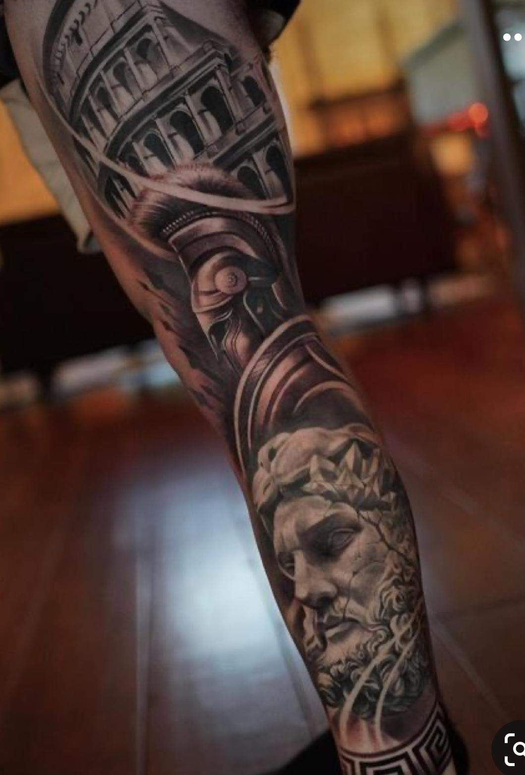 Fabelhafte Bein Tattoo Herren Fotos