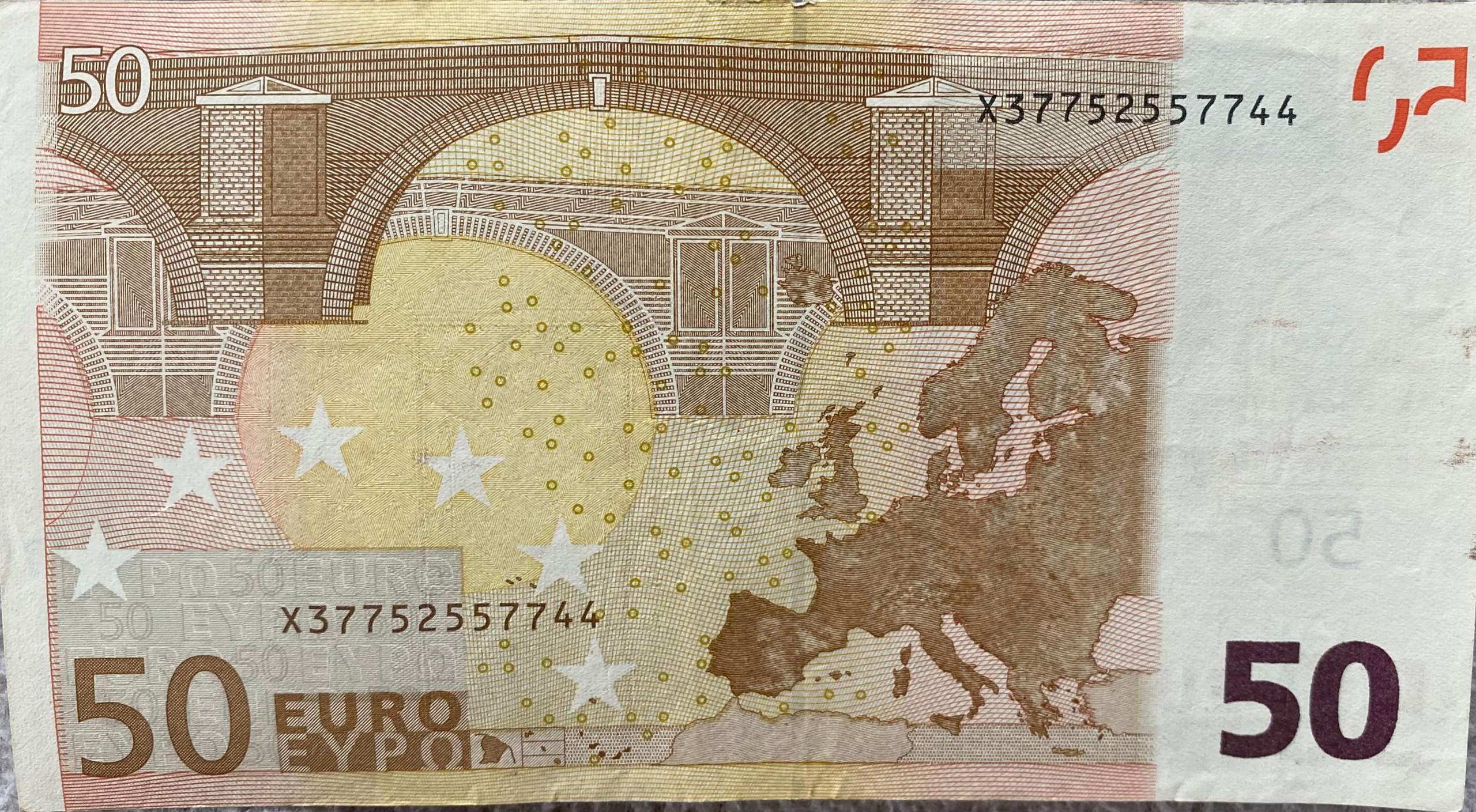 Bewertung 50 EUR Banknote 2002? (Wert, Banknoten)