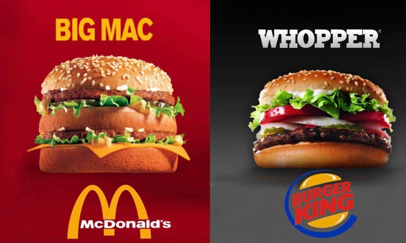 Big Mac oder Whopper? (Essen, Fleisch, Fast Food)