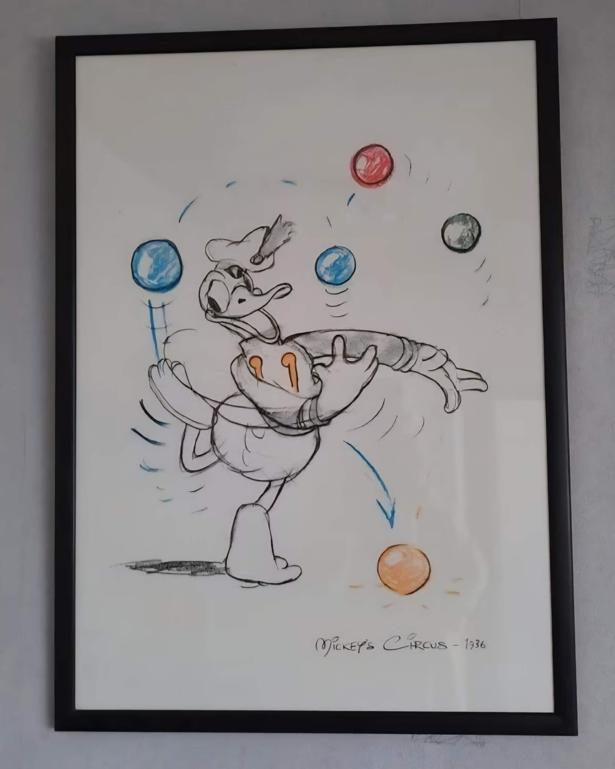 Bild Mickey's Circus 1936 Donald Duck? (Kunst, Wert, Gemälde)