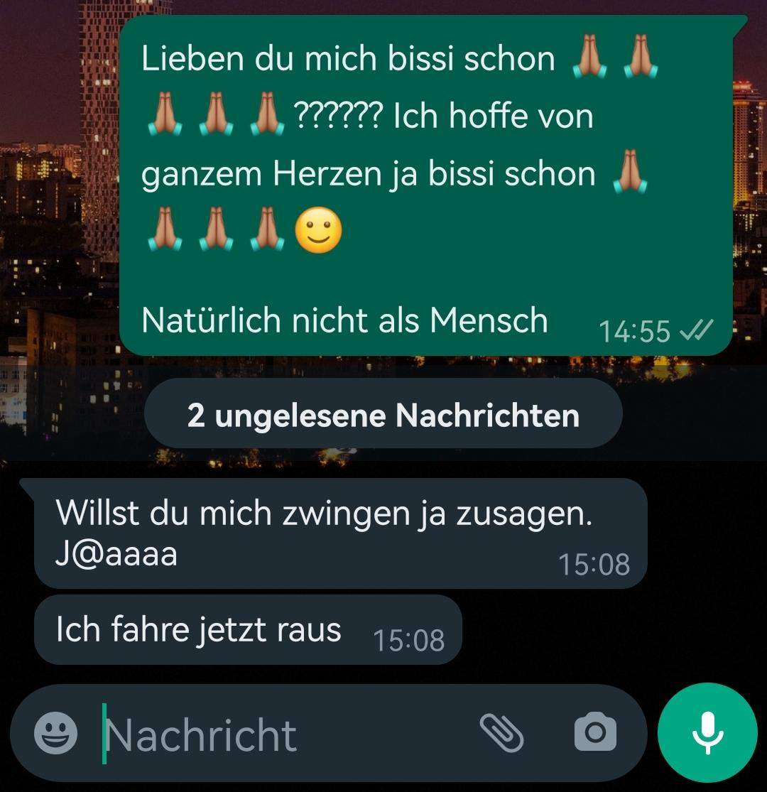 Bin unsicher ob er mich ja liebt?? (Beziehung, Chance)