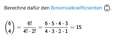 Binomialkoeffizient berechnen? (Mathematik, Zahlen, Wahrscheinlichkeit)