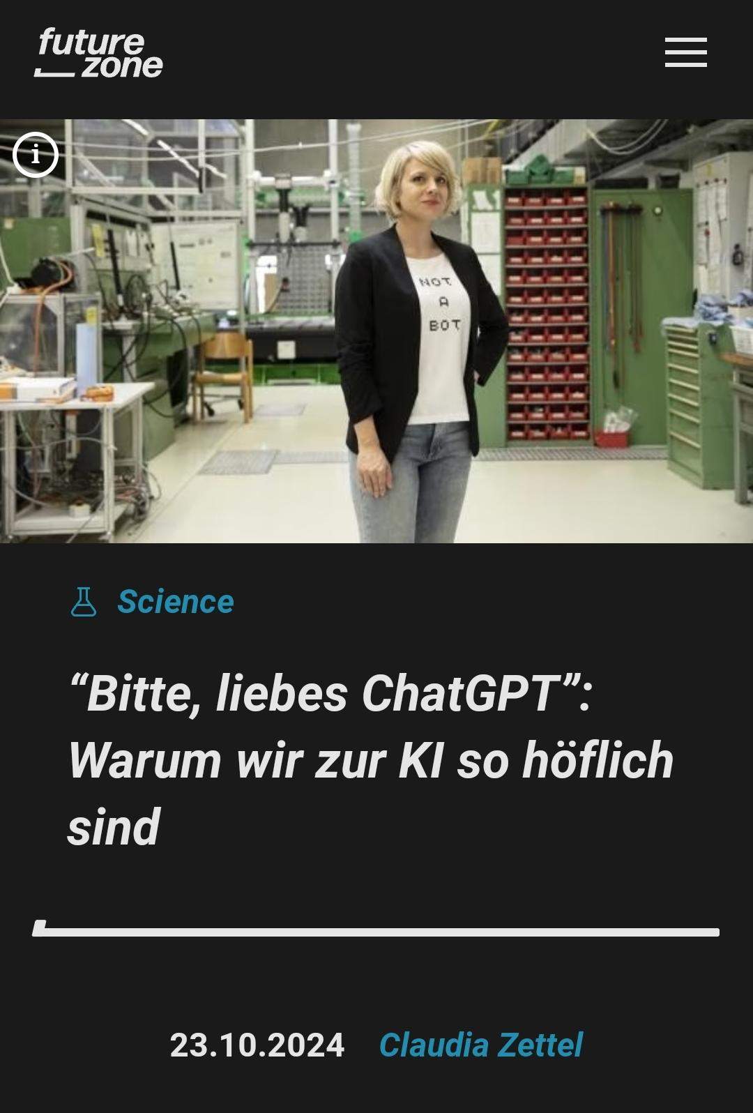 “Bitte, liebes ChatGPT”: Warum wir zur KI so höflich sind. (Computer ...