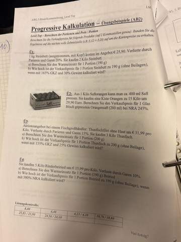 Bitte um lösen und Erklärung der Beispiele und Rechenwege🙏🏻 ...