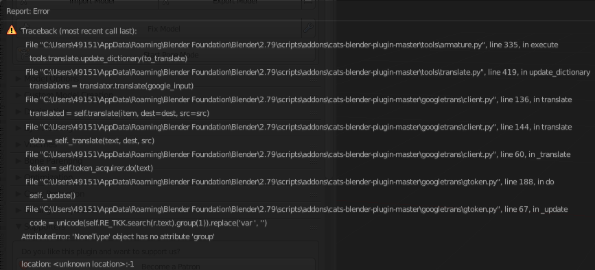 Blender Cats plugin Error bei fix model? (Computer, Technik, Spiele und ... Blender Cats plugin Error bei fix model? (Computer, Technik, Spiele und ...