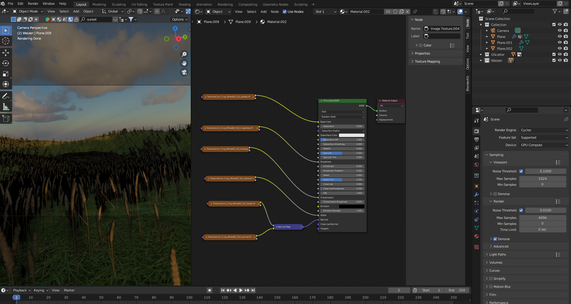 Blender shader Transparenz? (3D, rendern)