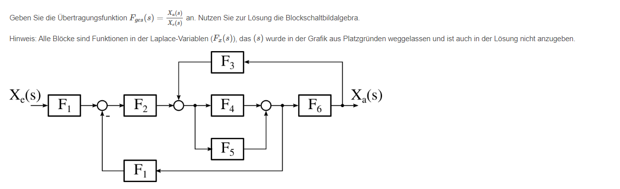 Blockschaltbildalgebra? (Schaltung)