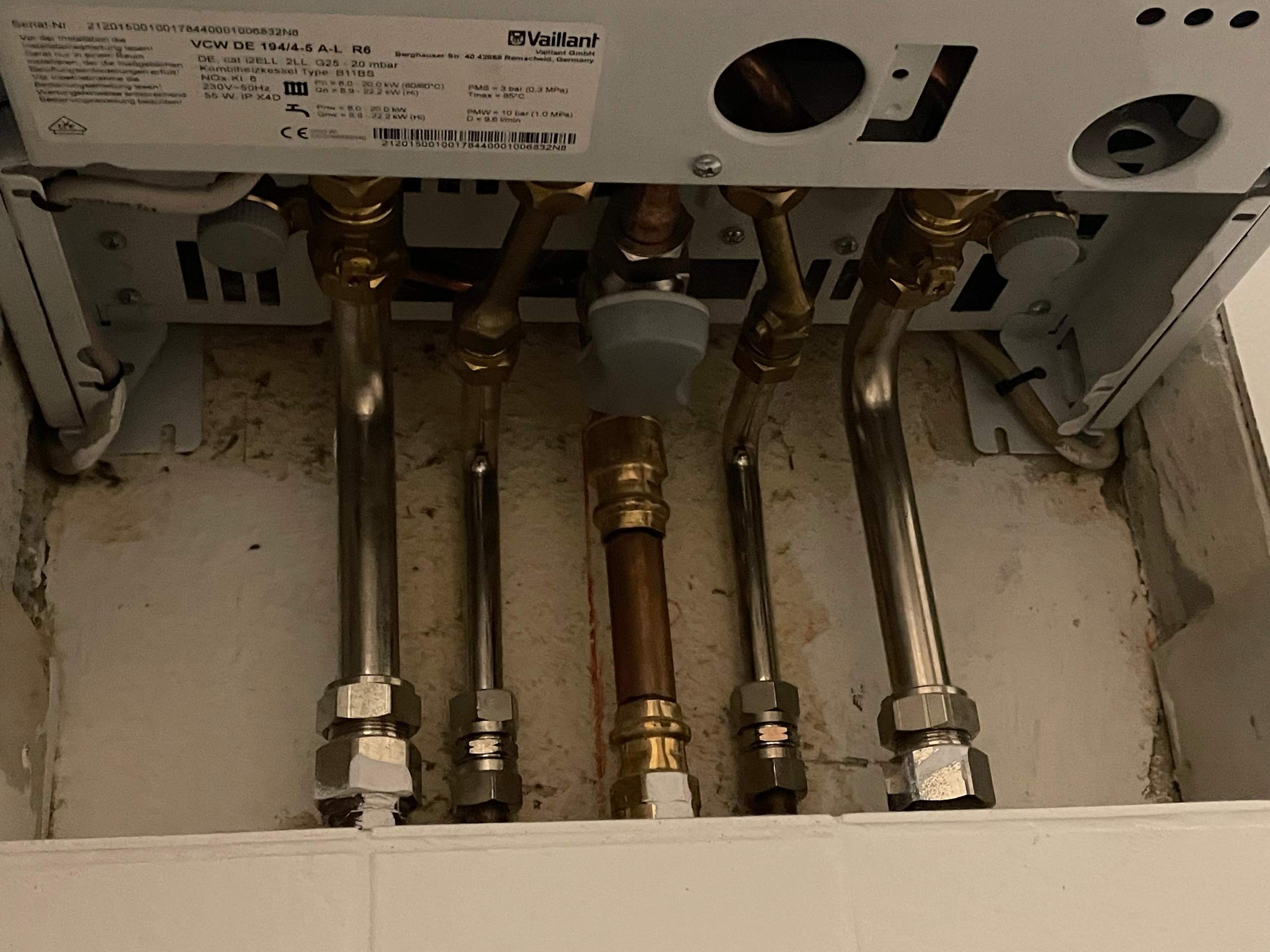 Boiler ohne KFE Hahn auffüllen? KFE Hahn finden? (Heizung, Warmwasser ...