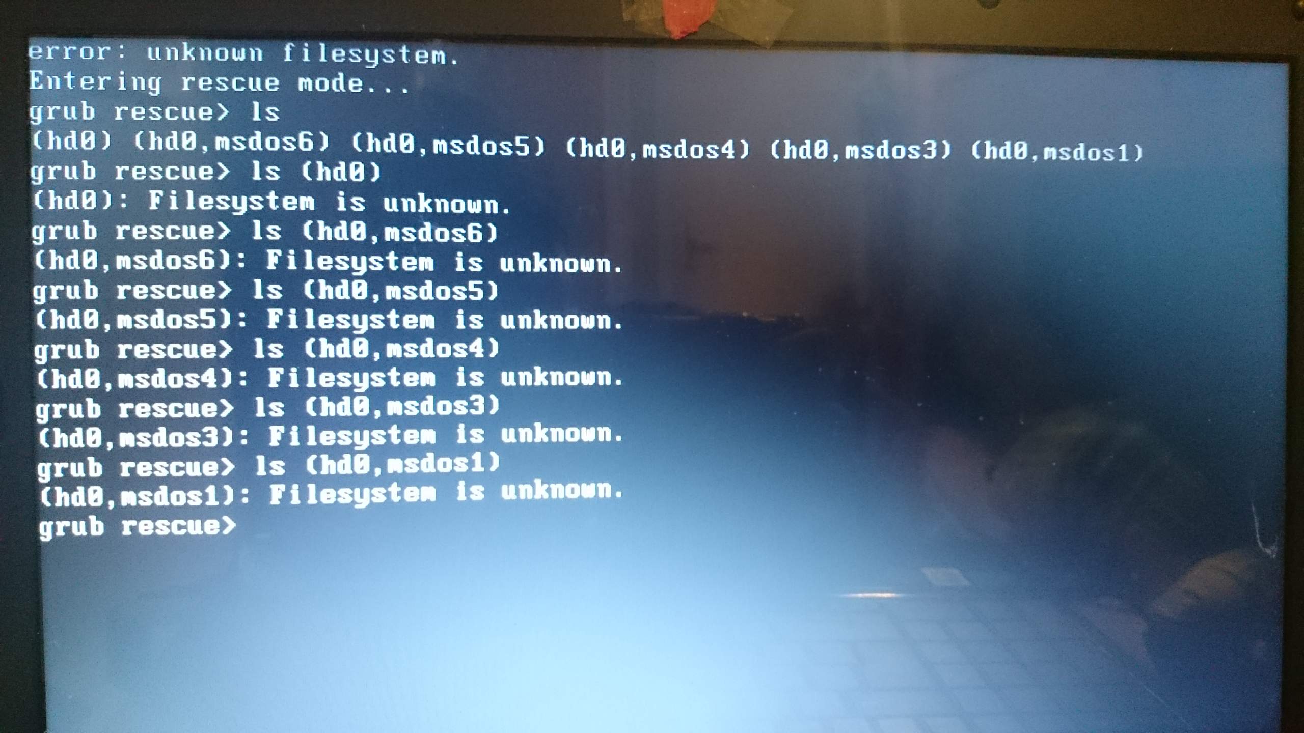 Boot Vorgang wegen grub nicht möglich? (Computer, Technik, PC)