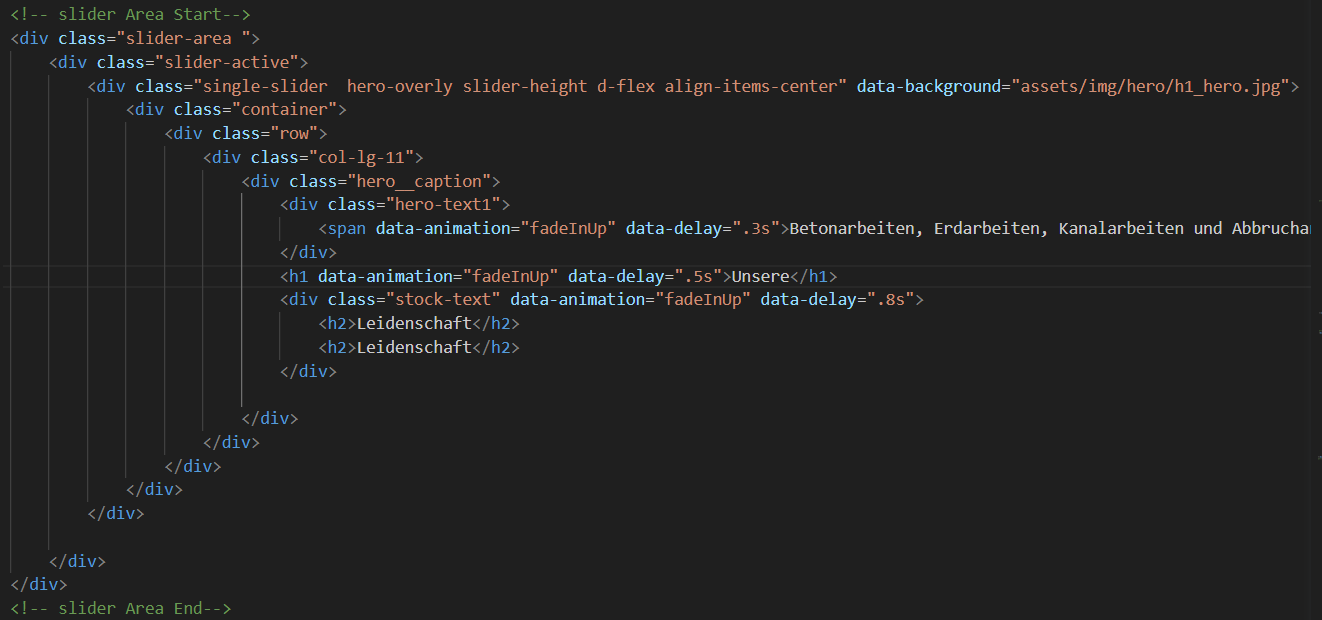 Bootstrap owl carousel höhe bearbeiten? (Webseite, HTML, CSS)