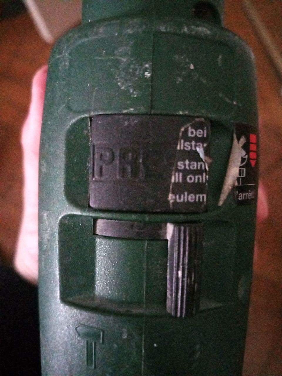 Bosch PSB 500 RE - Welche Funktion hat der Knopf auf der Oberseite ...