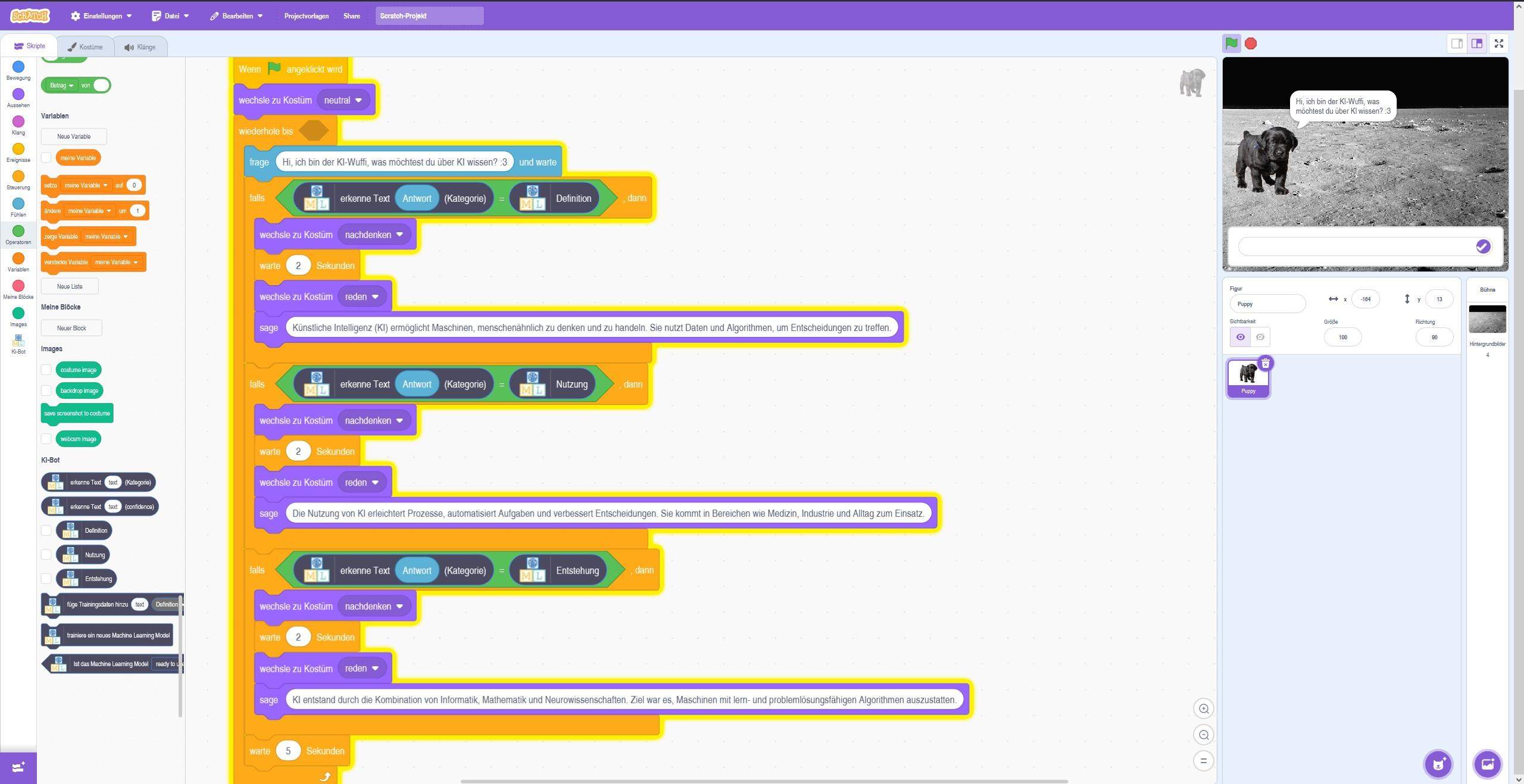 Brauche Hilfe mit Scratch :')? (programmieren, Informatik, Java)