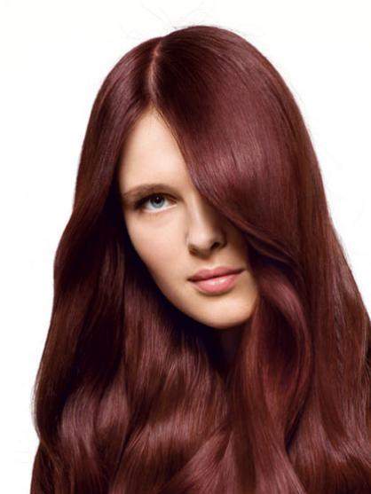 Braune Haare rötlich tönen (Haarfarbe, färben, Haare färben)