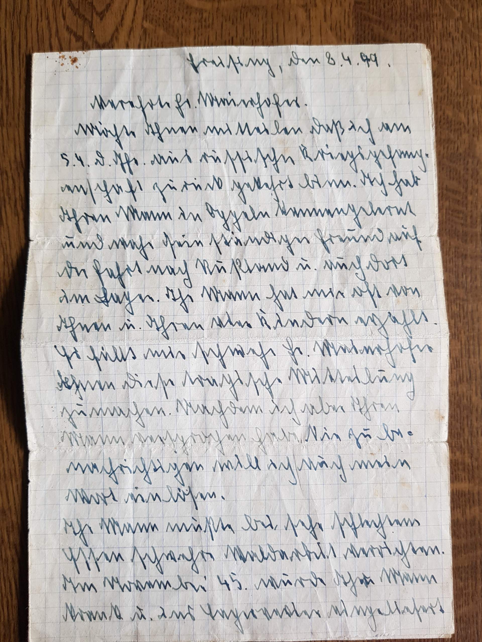 Briefe mit altdeutscher schrift?