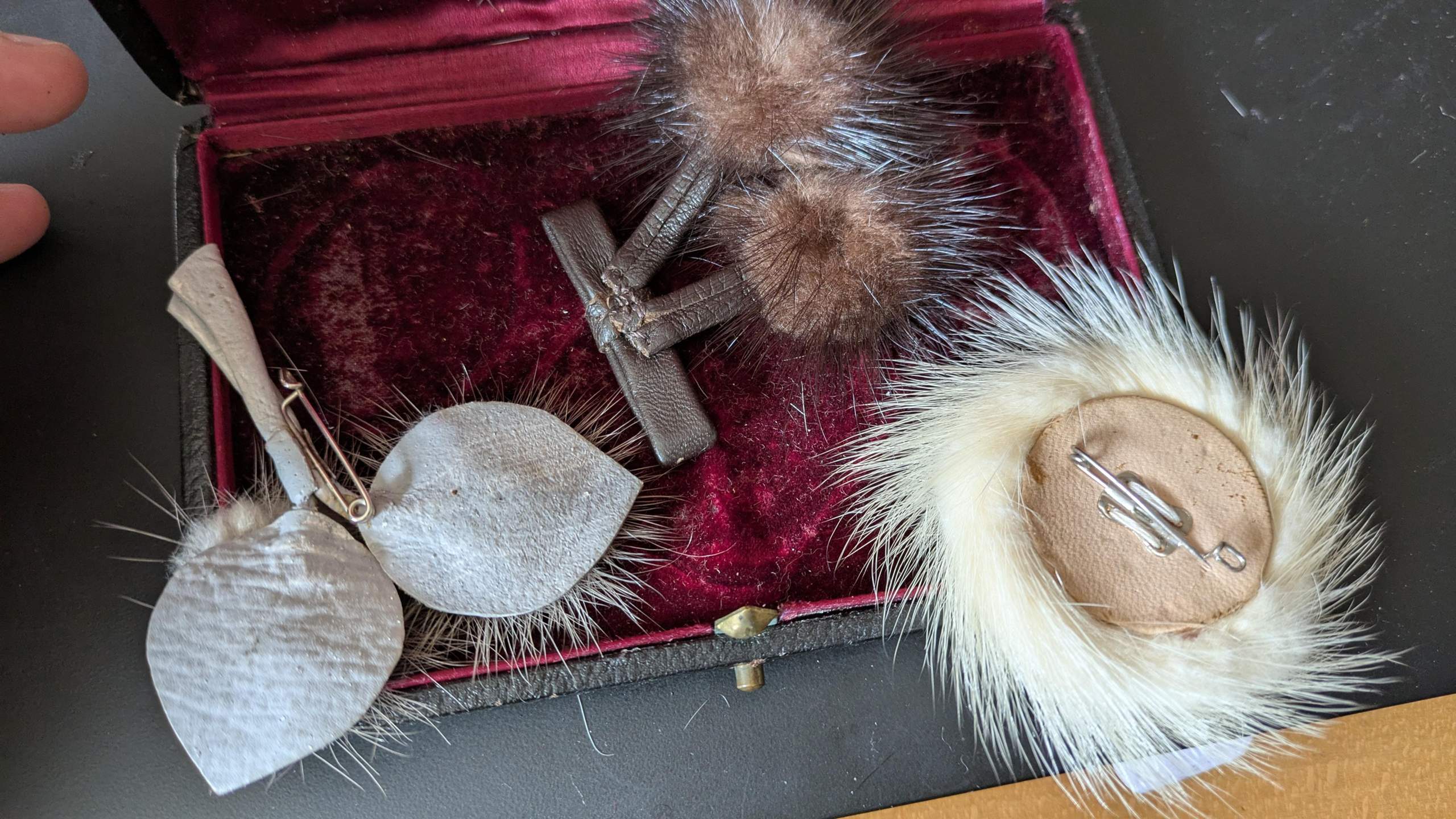 Broschen mit Fell? (Wert, Antik, Brosche)