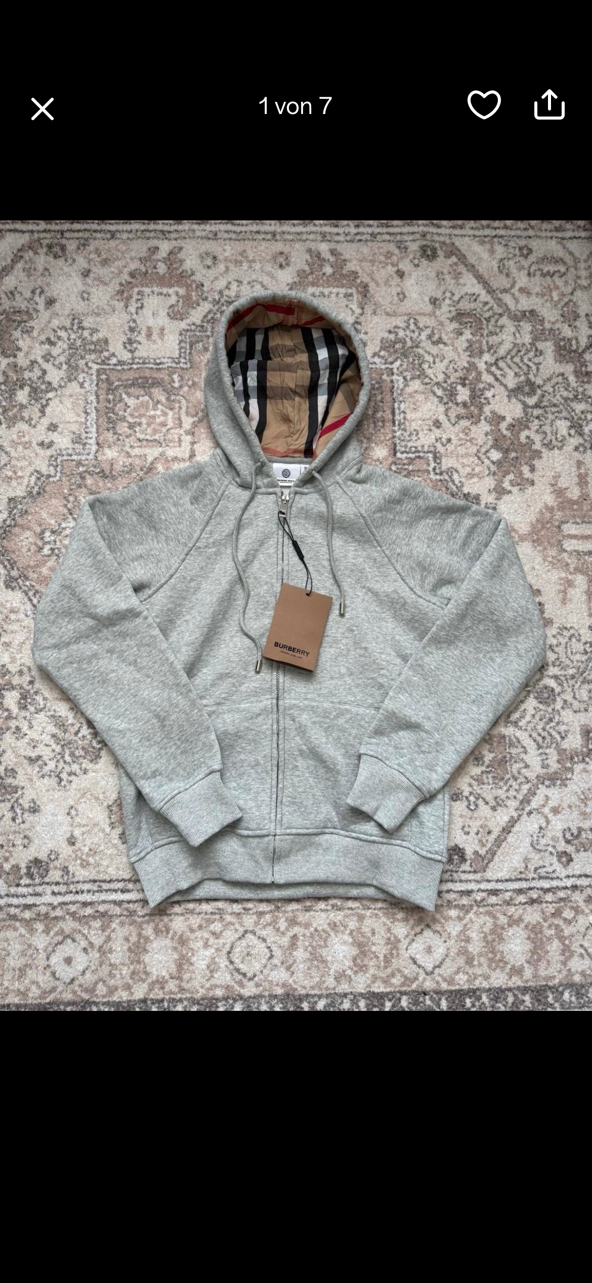 Burberry zipper echt? (Kleidung, Fashion, Marke)