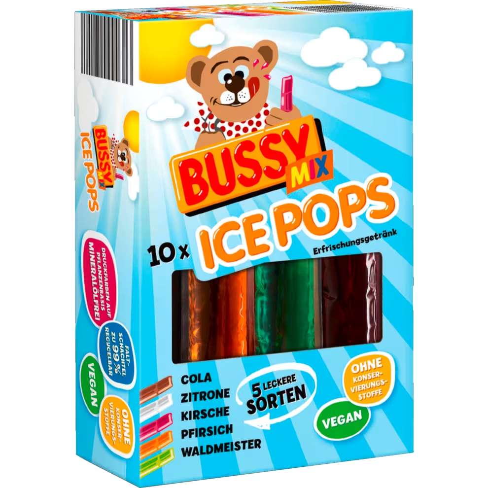 Bussy Wassereis - beste Sorte? (Getränke, Geschmack, Süßigkeiten)