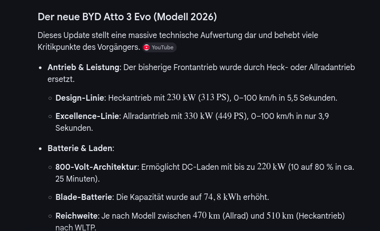 Byd Atto 3 Anhngelast