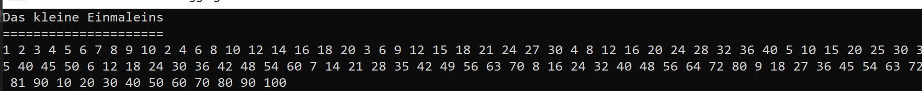 C# For-Schleife nächste Zeile? (Code, C Sharp, Visual Studio)