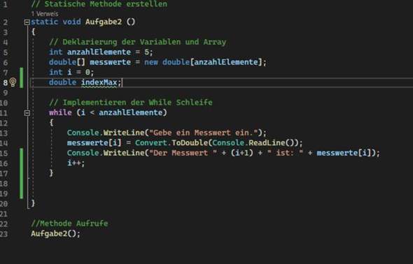 C Maximalen Wert Aus Einem Array Ermitteln C Sharp Variablen Schleifen