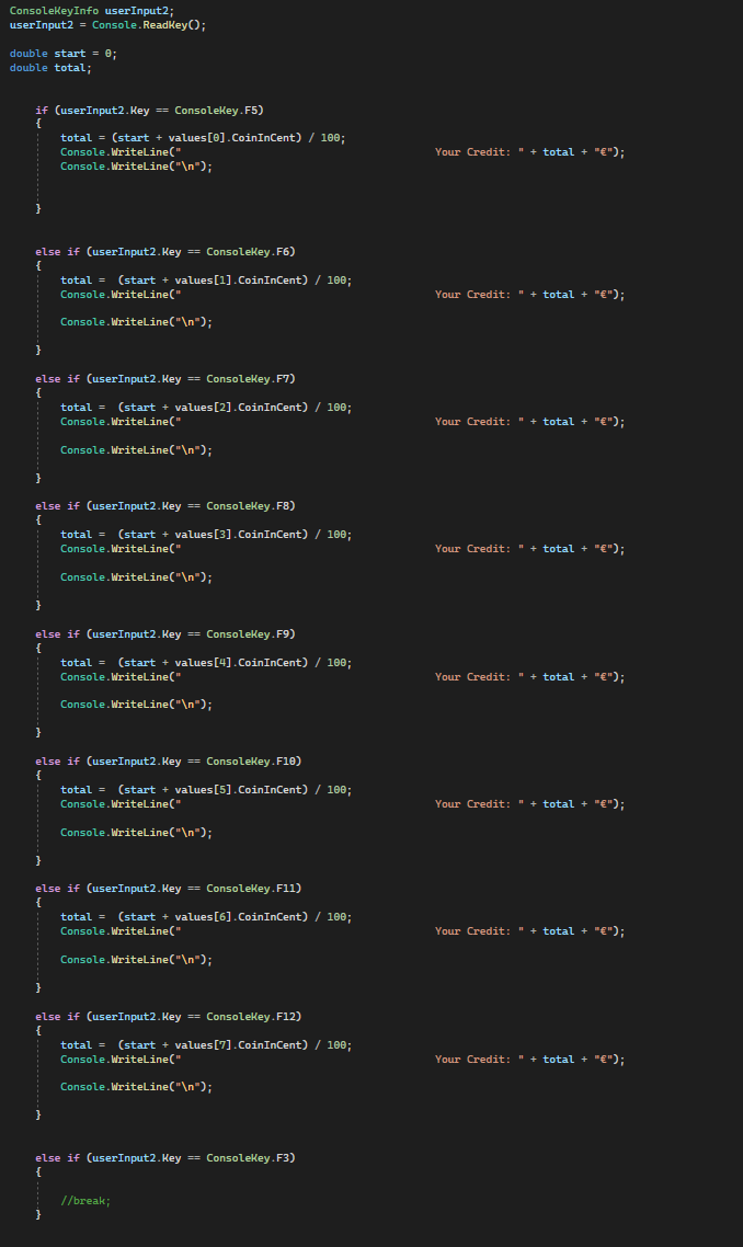 C# Mehrmalige Eingabe mit Summe in der Schleife? (C Sharp, Loop, Total)