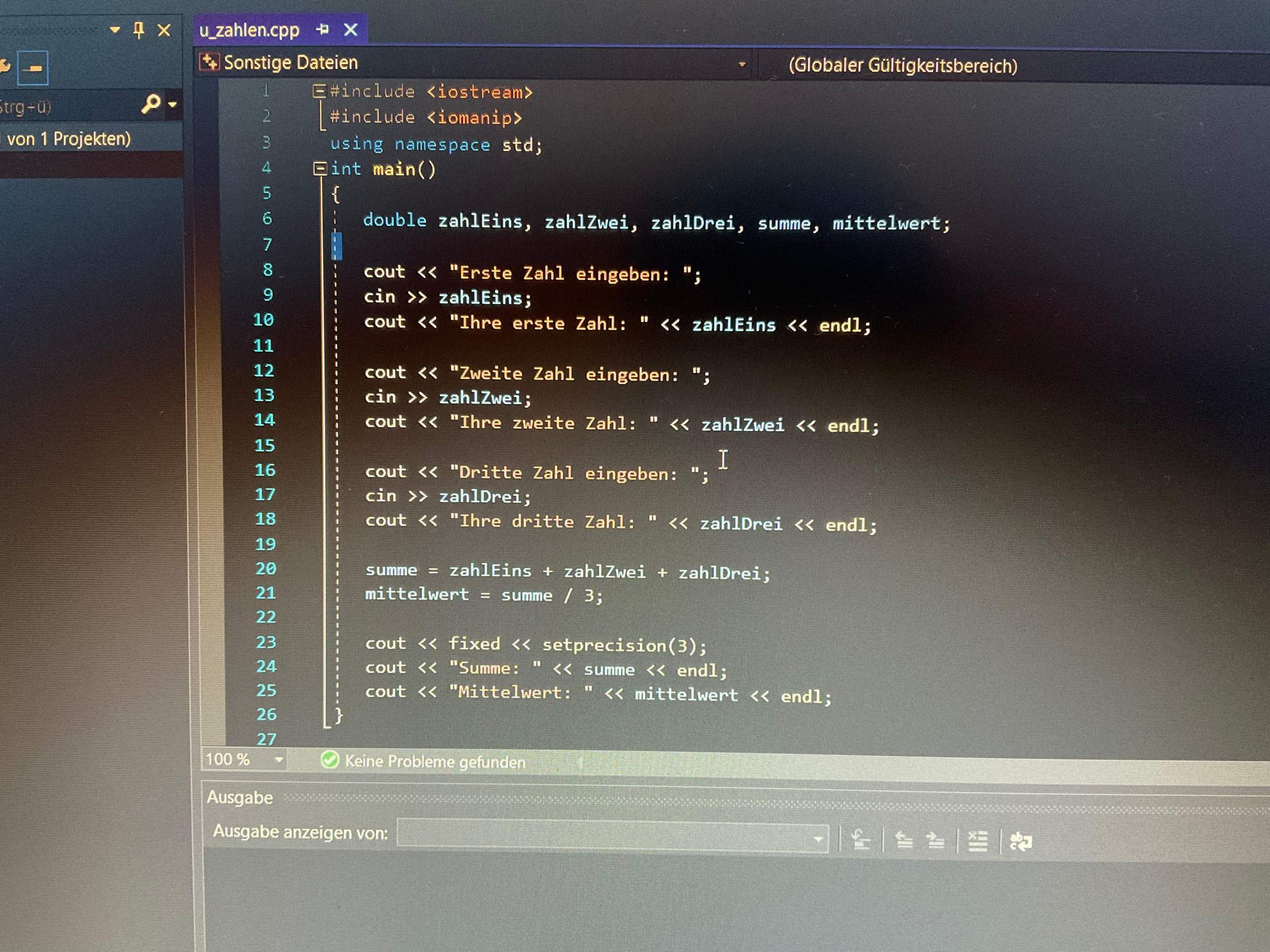 C++: Objekt cin funktioniert nicht? (Computer, Technik, PC)