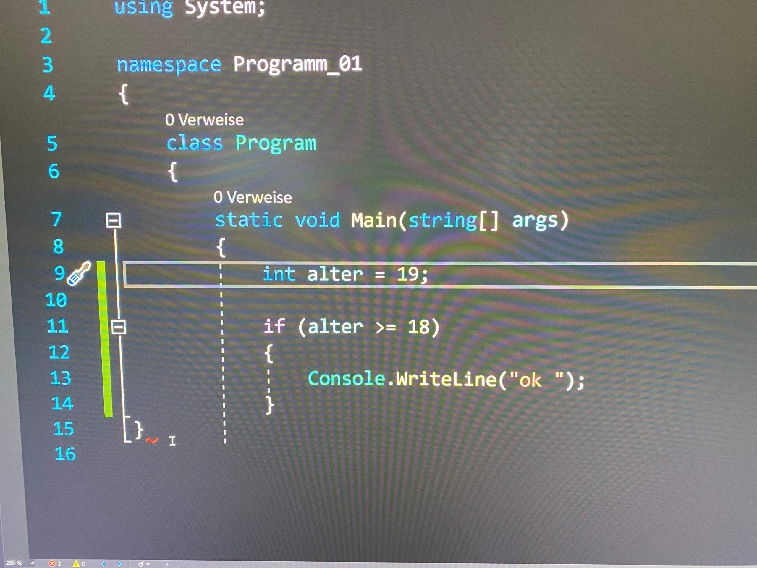 C# / Konsole: Prozess wurde mit Code 0 beendet? (Computer, Technik, programmieren)