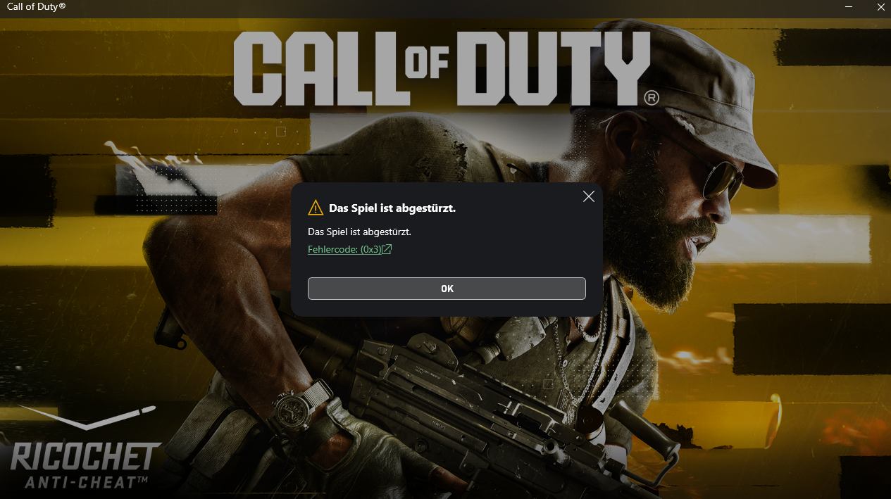 Call of Duty BO6 crashcode 0x3 beim starten über gamepass? (Microsoft ...