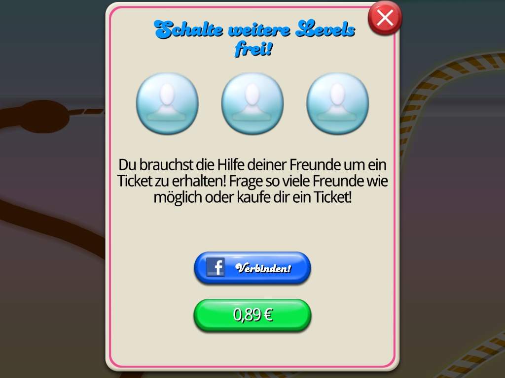 Candy Crush Saga frage... Muss ich jetzt 0,89€ Zahlen um weiterspielen ...