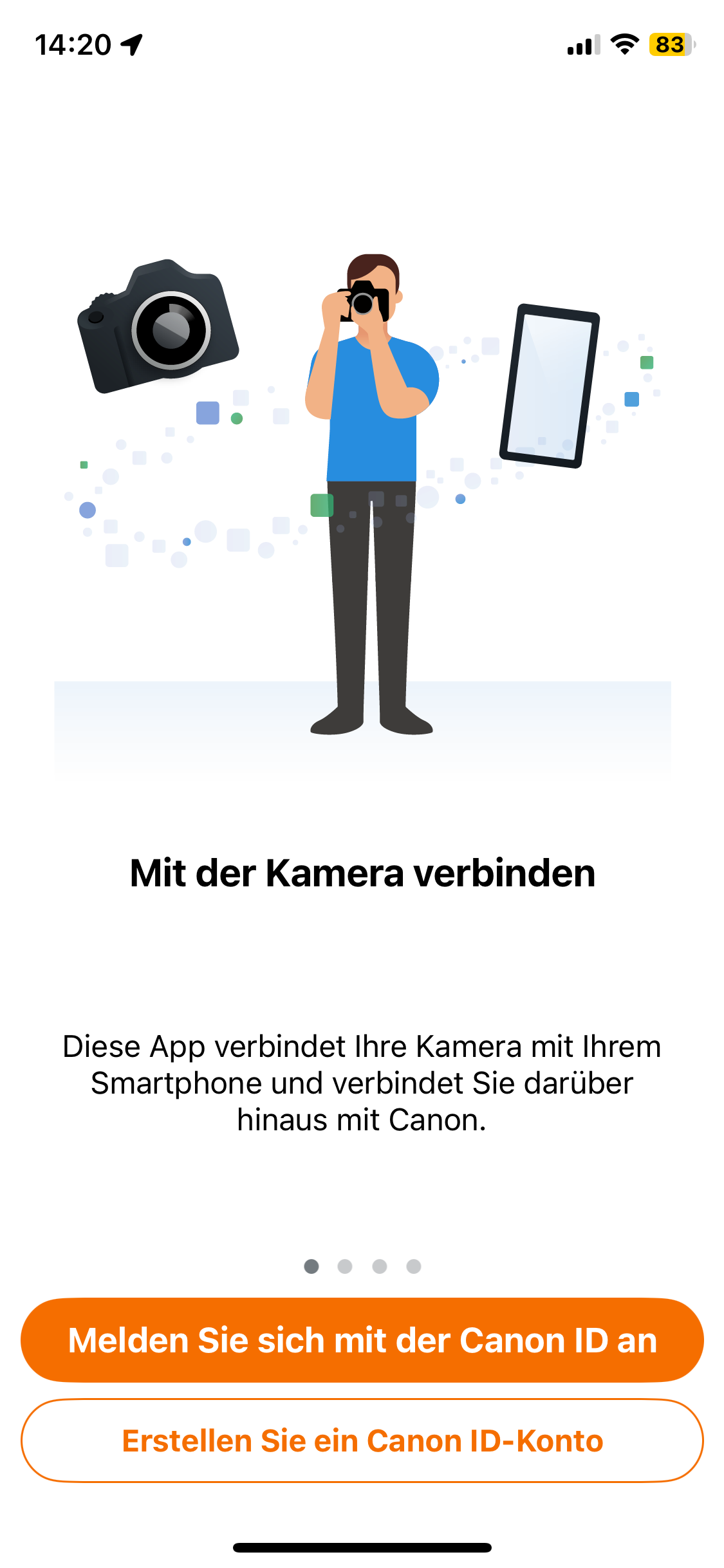 Canon CameraConect App mit M5 verbinden? (Smartphone, WLAN, Kamera)