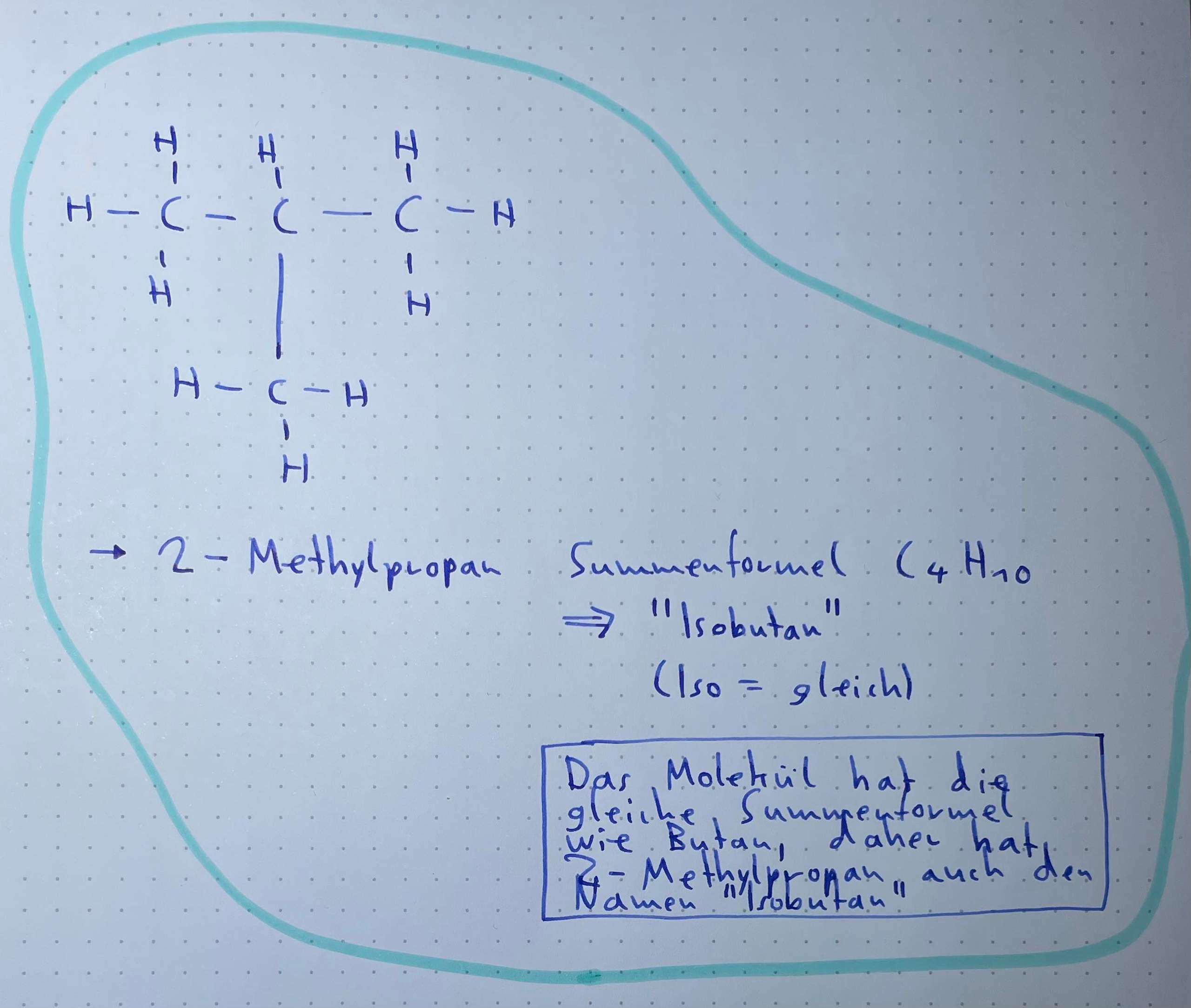[Chemie] Es gibt Isobutan, gibt es aber auch Isononan ...