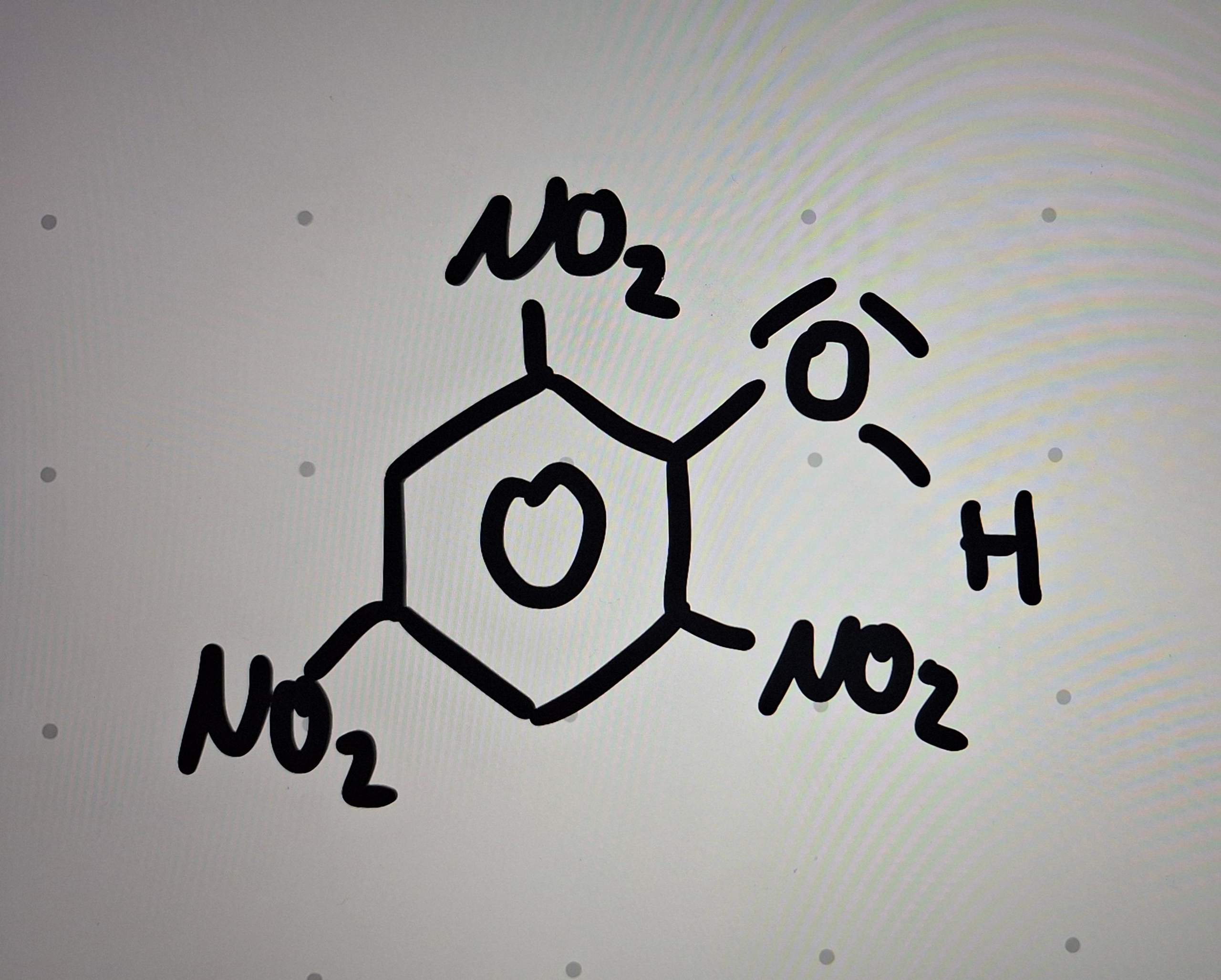 Chemie! Pks wert, nitro gruppe? (Chemieunterricht, Säure, Elektronen)